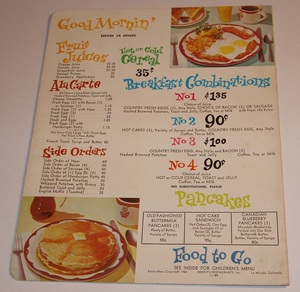 Sample Menu's Marketing Examples | New Think Tank