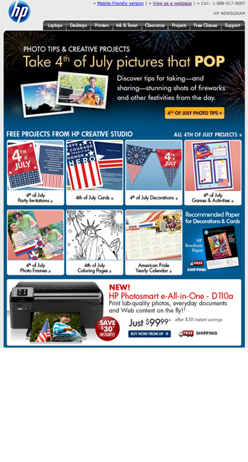 Email Newsletter Marketing Examples | New Think Tank