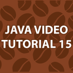 Java Video Tutorial 15 | New Think Tank